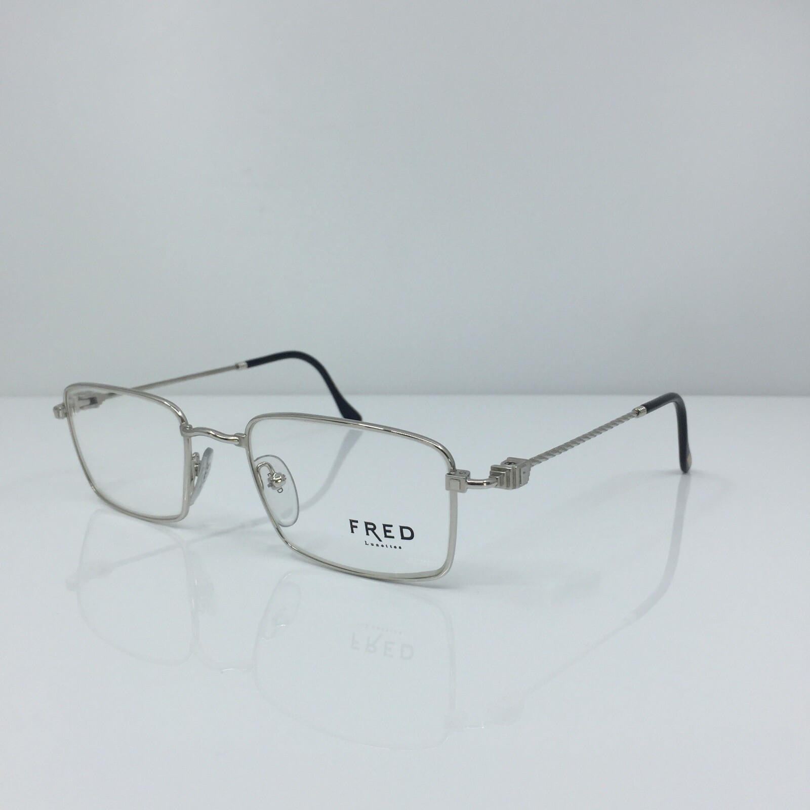 New Authentic Vintage FRED Lunettes Tropique Eyeglasses C. 002 Platine ...