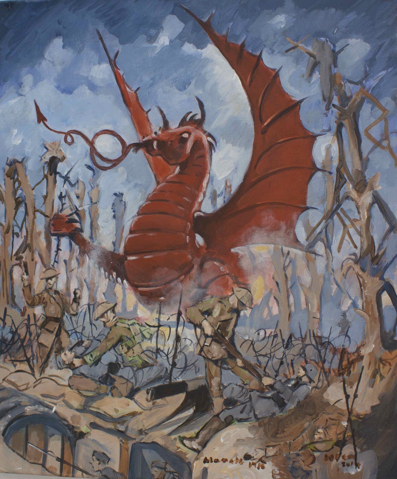 38th Welsh Division at Mametz Wood the Somme 1916 unique original ...