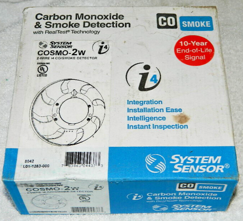 System Sensor COSMO-2W Combination Carbon Monoxide & Smoke Detection ...