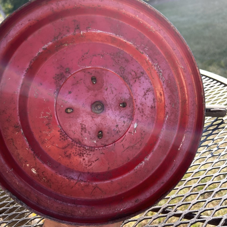 NICE LARGE VINTAGE B&B PRESSED STEEL MARBLE FIRING Spring LOADED CANNON ...