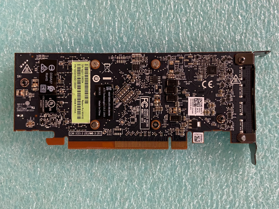 Dell AMD Radeon Pro WX4100 4GB GDDR5 Graphic Card HFXTY | GPU349 | eBay