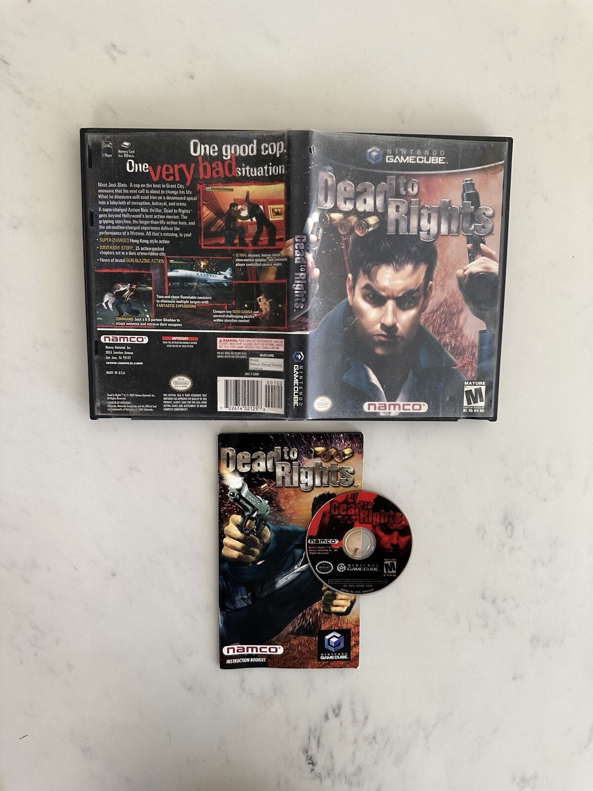 Dead to Rights (Nintendo GameCube, 2002) Complete CIB Tested & SHIPS ...