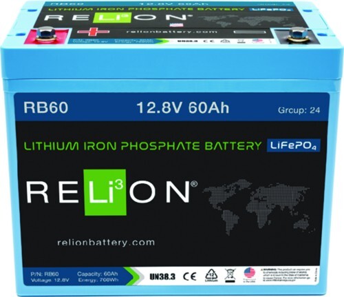 RELiON RB60 LiFePO4 Lithium Iron Phosphate 12V Battery, Group 24 | eBay