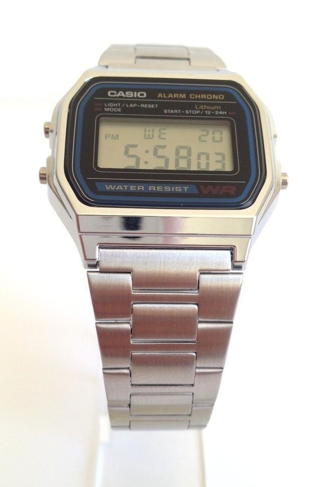 Casio A-158W Retro MensDigital Watch Unisex Original Factory New A158 ...