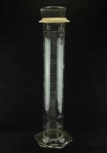 PYREX Single Metric Scale 2l Graduated Cylinder 3024-2l for sale online ...