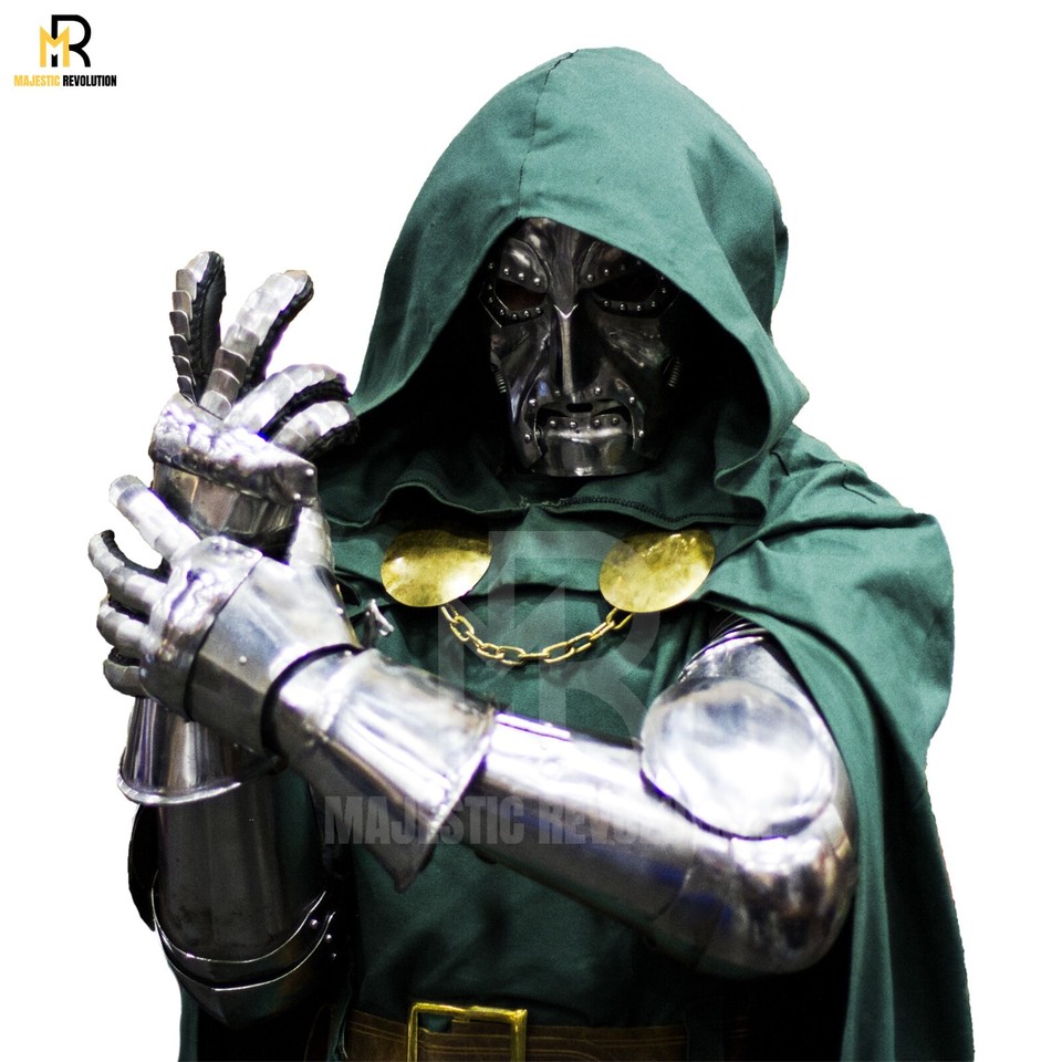 Doctor Doom Costume Cosplay Doctor Doom Outfit with Cloak & Chain Set ...