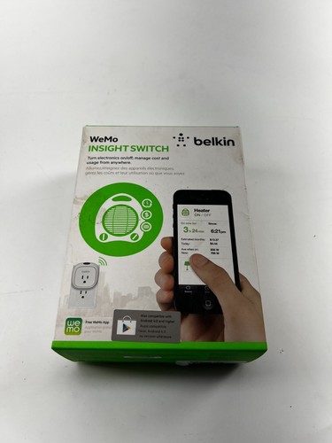 Belkin WeMo Insight Switch WiFi Enabled Smart Plug - open box | eBay