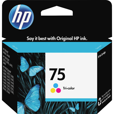 HP 75 CB337WA COLOUR Inkjet Cartridge - GENUINE | eBay Australia