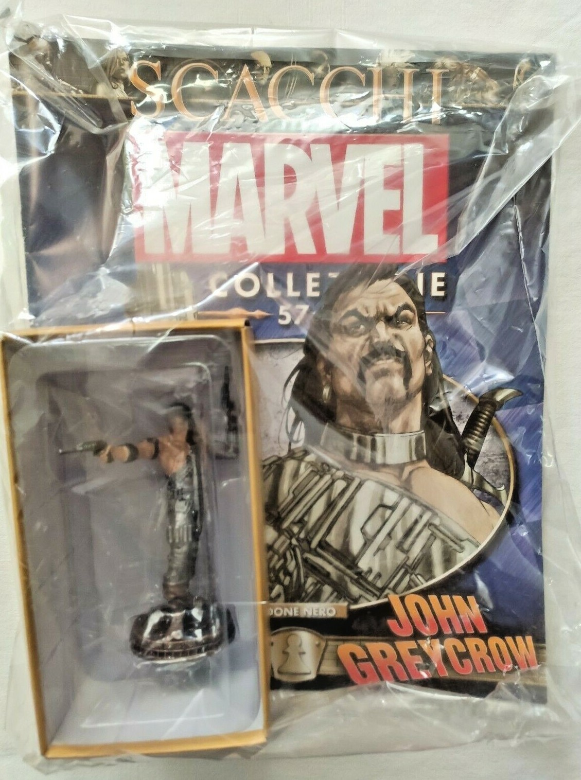 JOHN GREYCROW #57 SCACCHI MARVEL EAGLEMOSS COLLEZIONE UFFICIALE FIGURE ...