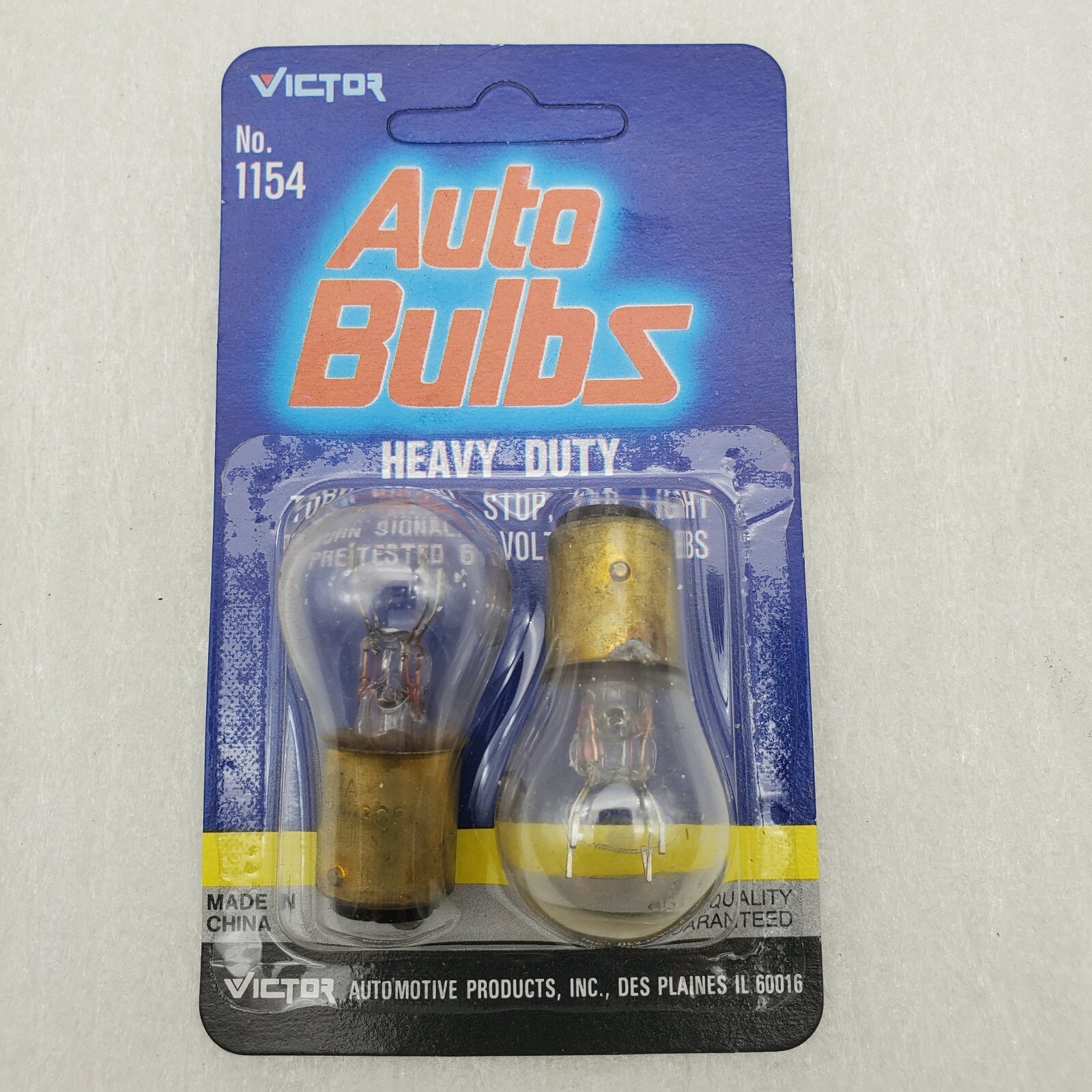 10 Two Packs Victor #1154 6 Volt Auto Bulbs 2 Packs (20 Bulbs Total ...