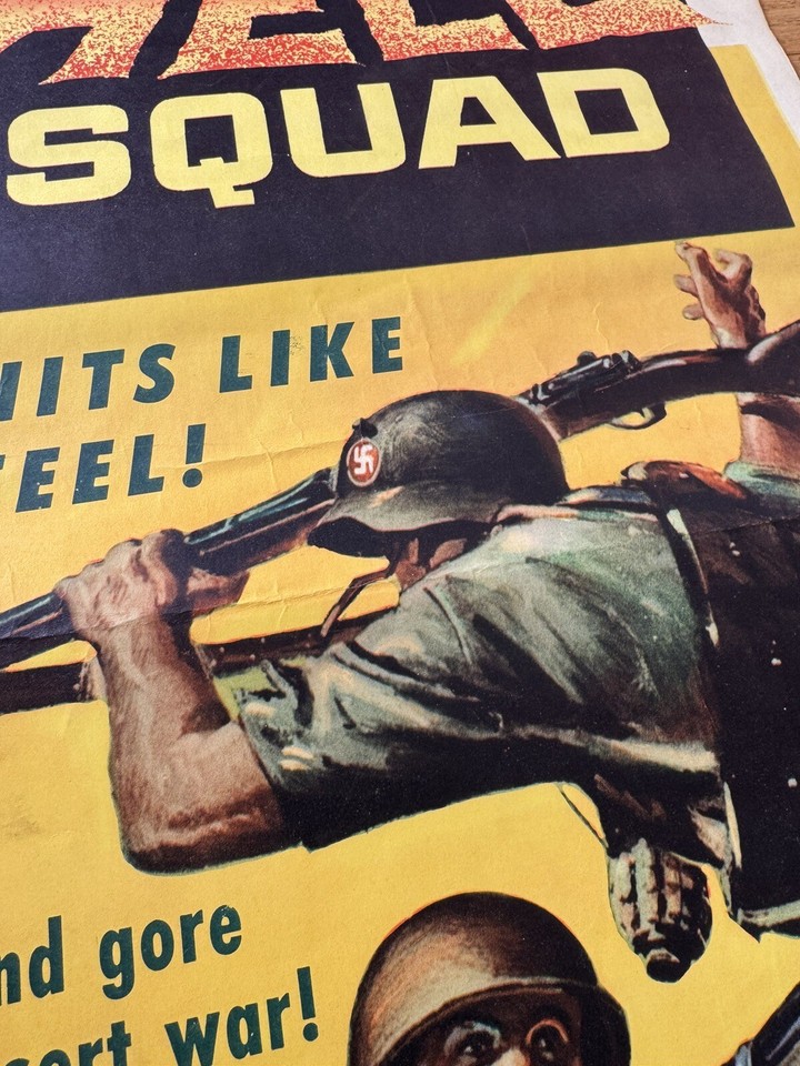 1958 HELL SQUAD Original Insert WAR Movie Poster AIP American International Pics | eBay