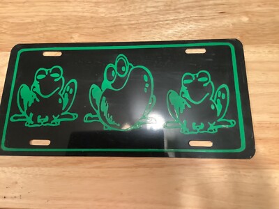 Collectible Licensed Frogs License Plate 3 Years Old | eBay