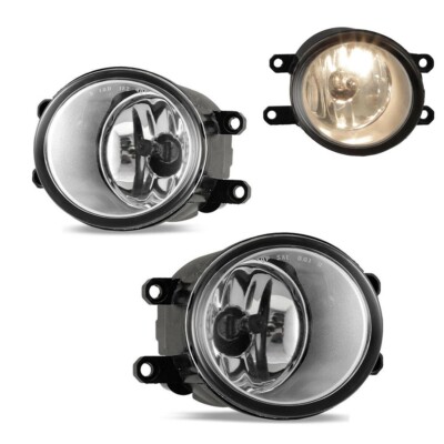 New Pair Fog Light For Toyota Corolla CHR Coaster Fortuner Land Cruiser ...