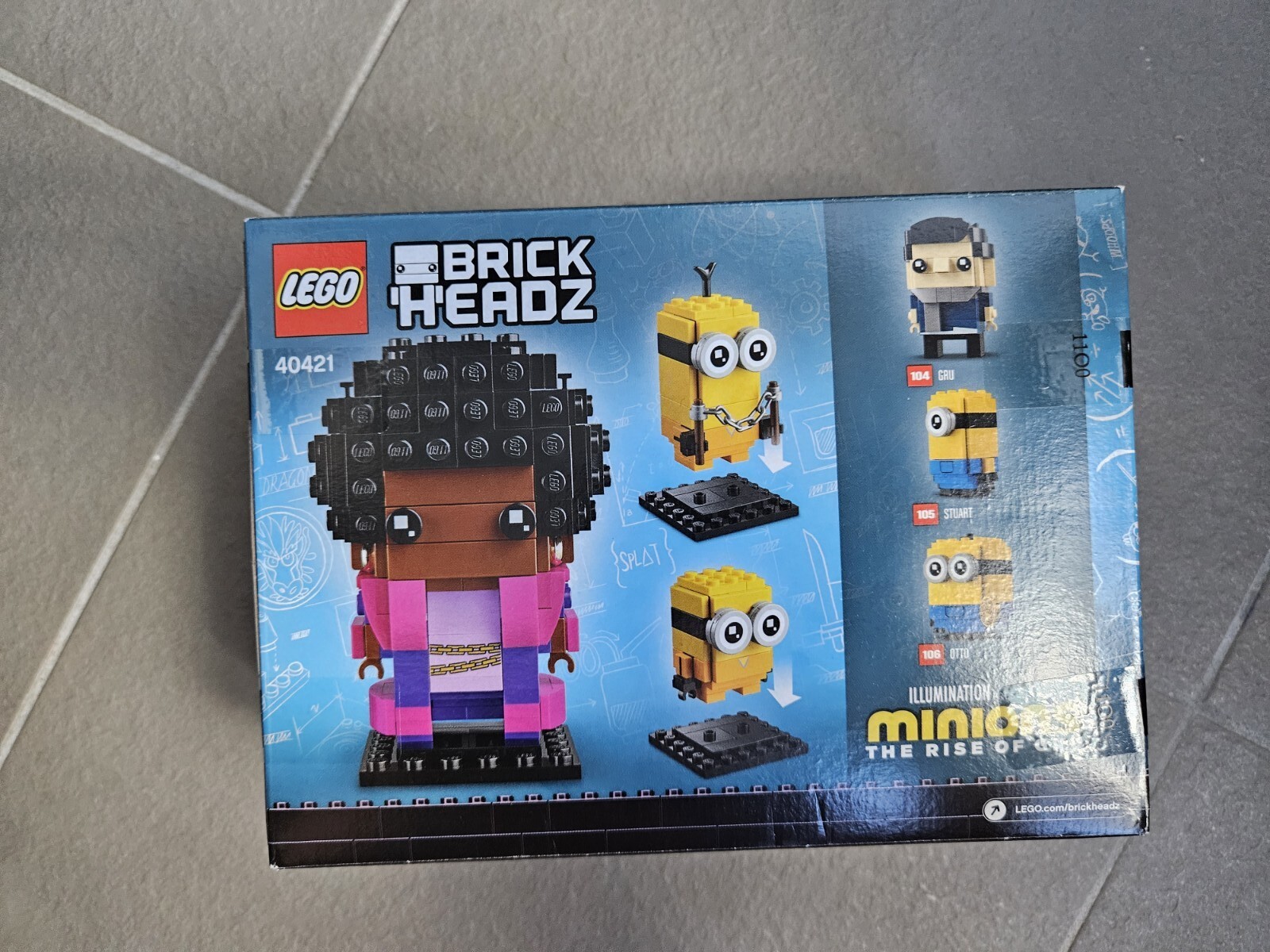 LEGO BRICKHEADZ: Belle Bottom, Kevin and Bob (40421) - New & Sealed ...