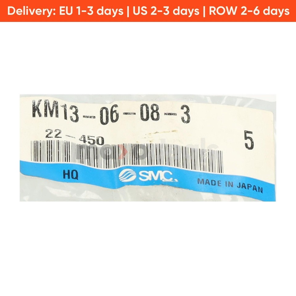 SMC KM13-06-08-3 Fitting New NFP (5pcs) | eBay