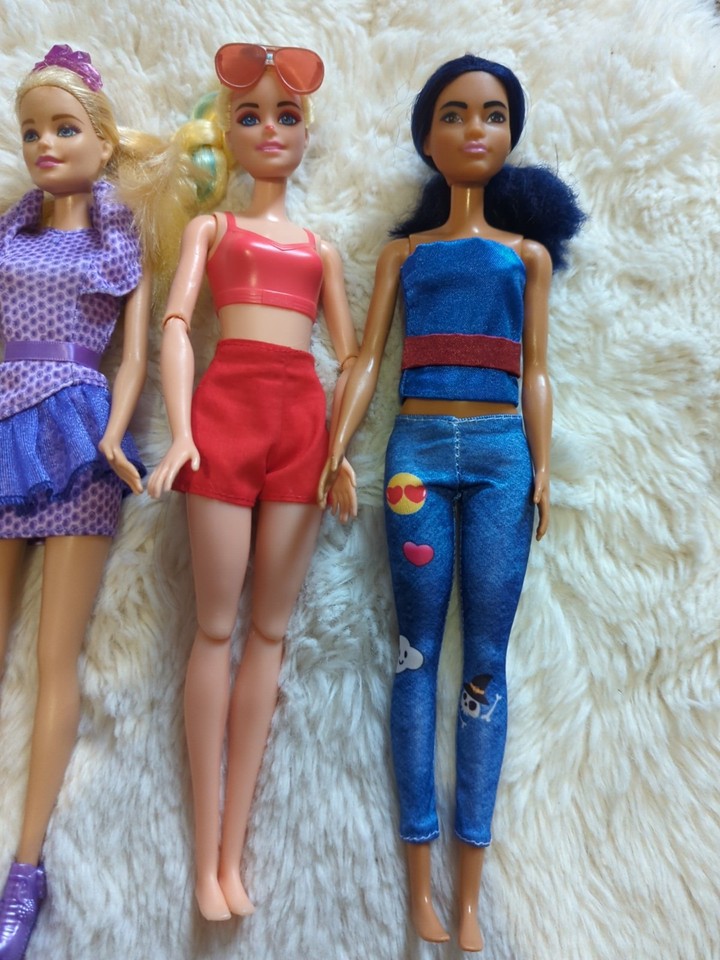 3 Barbie Doll Bundle Mattel Modern Doll In Outfits | eBay UK