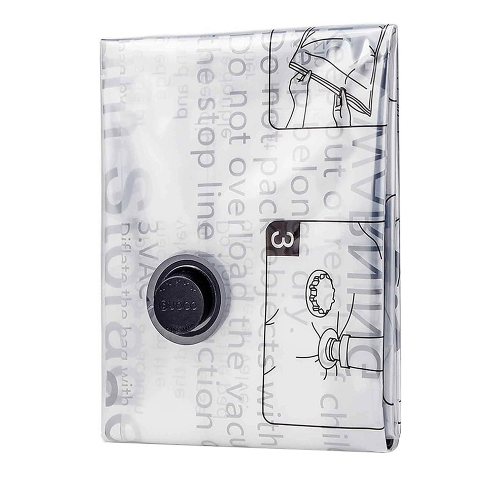 Vacuum Compression Bags for Clothes Quilts Travel Storage Easy ...