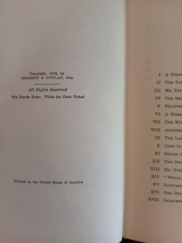 Vintage Hardy Boys Lot 5 Books HC/DJ # 13 11 36 37 & 39 Grosset ...