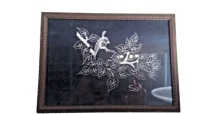 Scratch Board Art Tree