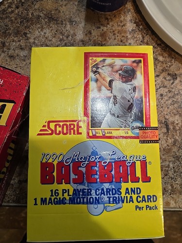 1990 SCORE MLB Baseball FACTORY SEALED BOX Full Set 1 Magic Motion | eBay