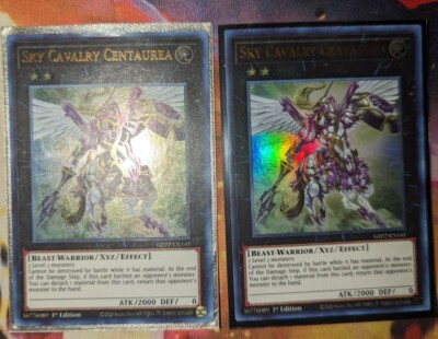Yu-gi-oh! TCG 2x Sky Cavalry Centaurea GFP2-EN141 Ultra 1st Edition | eBay