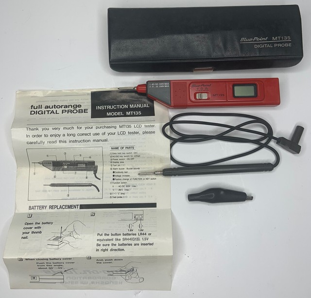 Vintage Blue Point Digital Probe Meter MT135 Japan for sale online | eBay