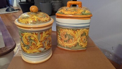 Stuart Collection Italian Made Pottery Bowls / Containers | eBay