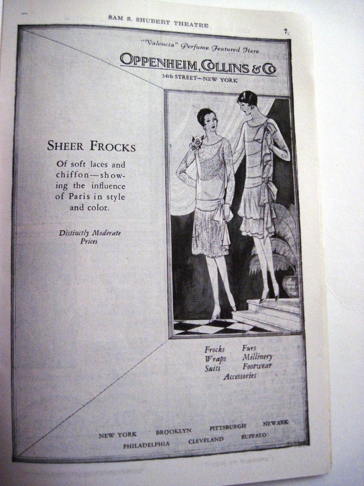 1927 "Sam S. Shubert Theatre" Program w/ Picture of Theatre on The ...