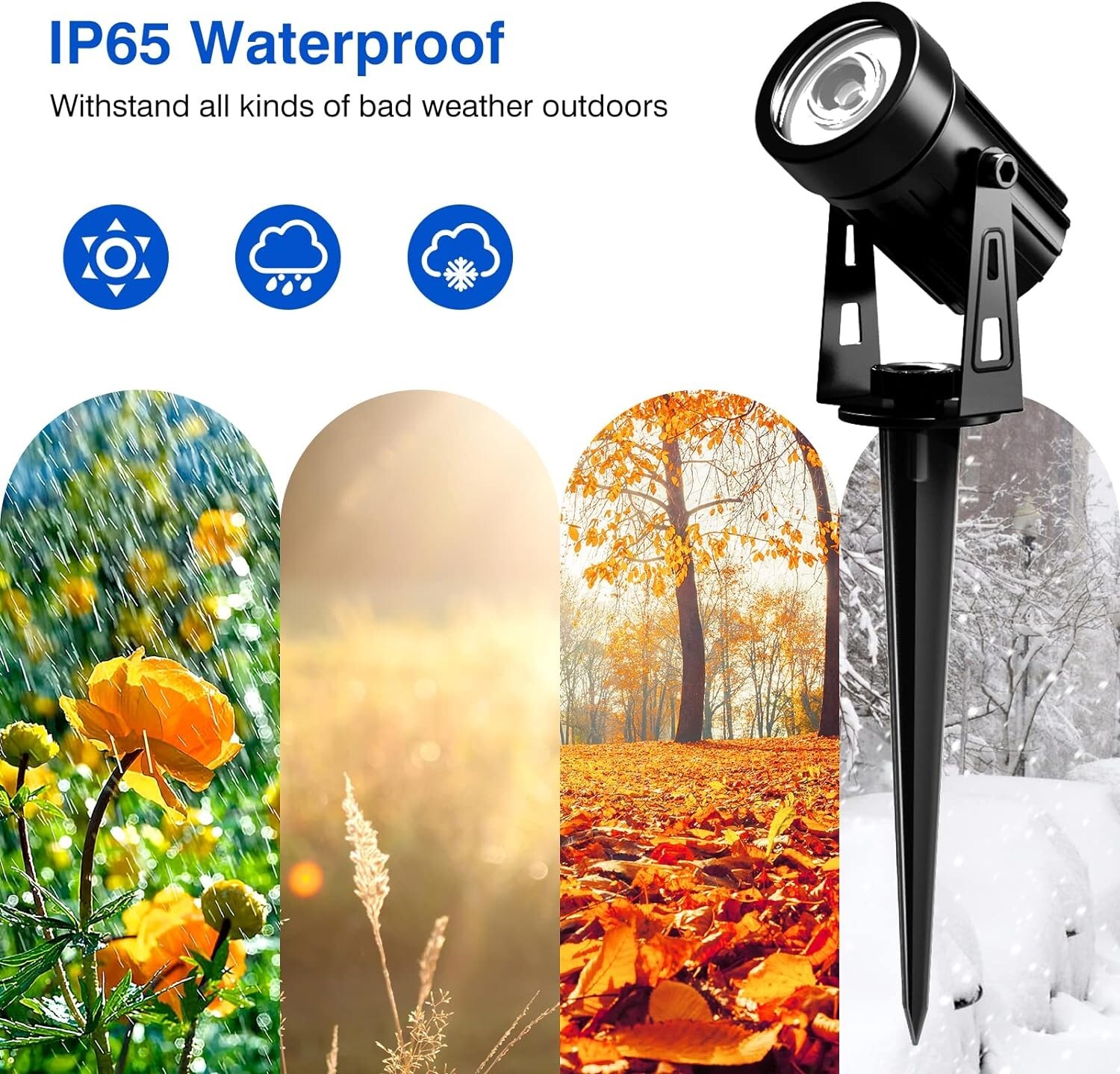 Green Solar LED Spot Light Garden Light Outdoor Yard Lamps Landscape ...