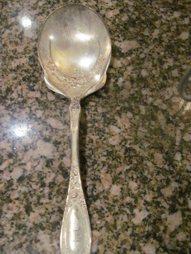 *Vintage 1835 R. Wallace Blossom A1 Silver Plate 9" Serving Spoon | eBay