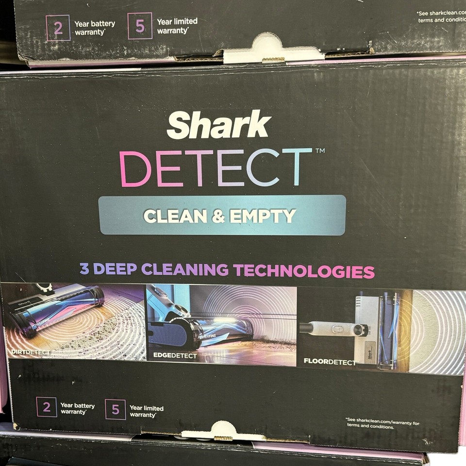 Shark Detect Pro Auto-Empty Bagless Cordless HEPA Filter Stick Vacuum ...