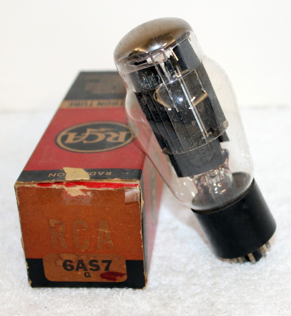 RCA Type 6AS7G NOS Audio Ham Radio Vacuum Tubes ~ Box Rough | eBay