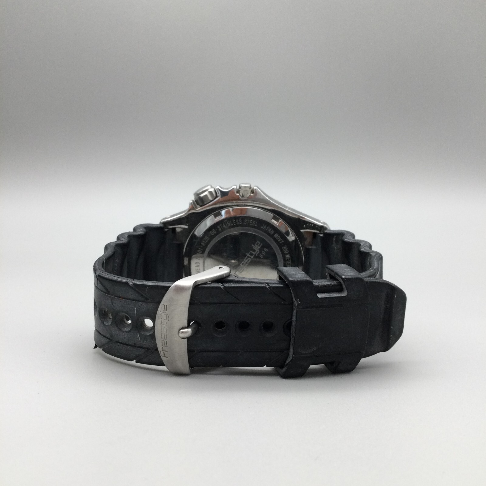 Freestyle Hammerhead Watch Men 44mm Silver Tone Black Dial Date 200M ...