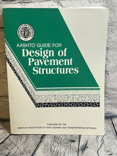 AASHTO Guide for Design of Pavement Structures 1993 | eBay