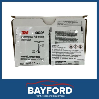 3M-6396 ADHESIVE PROMOTER WIPES PACK OF 25 | eBay Australia