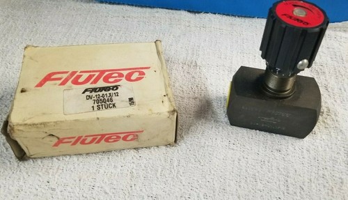 NEW FLUTEC DV-12-01.X/12 FLOW CONTROL VALVE | eBay