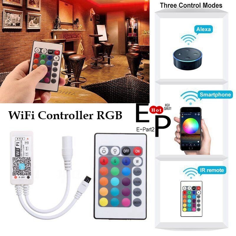 RGB RGBW WiFi Remote SP103E SP105E Controller For 5050 WS2811 WS2812B ...