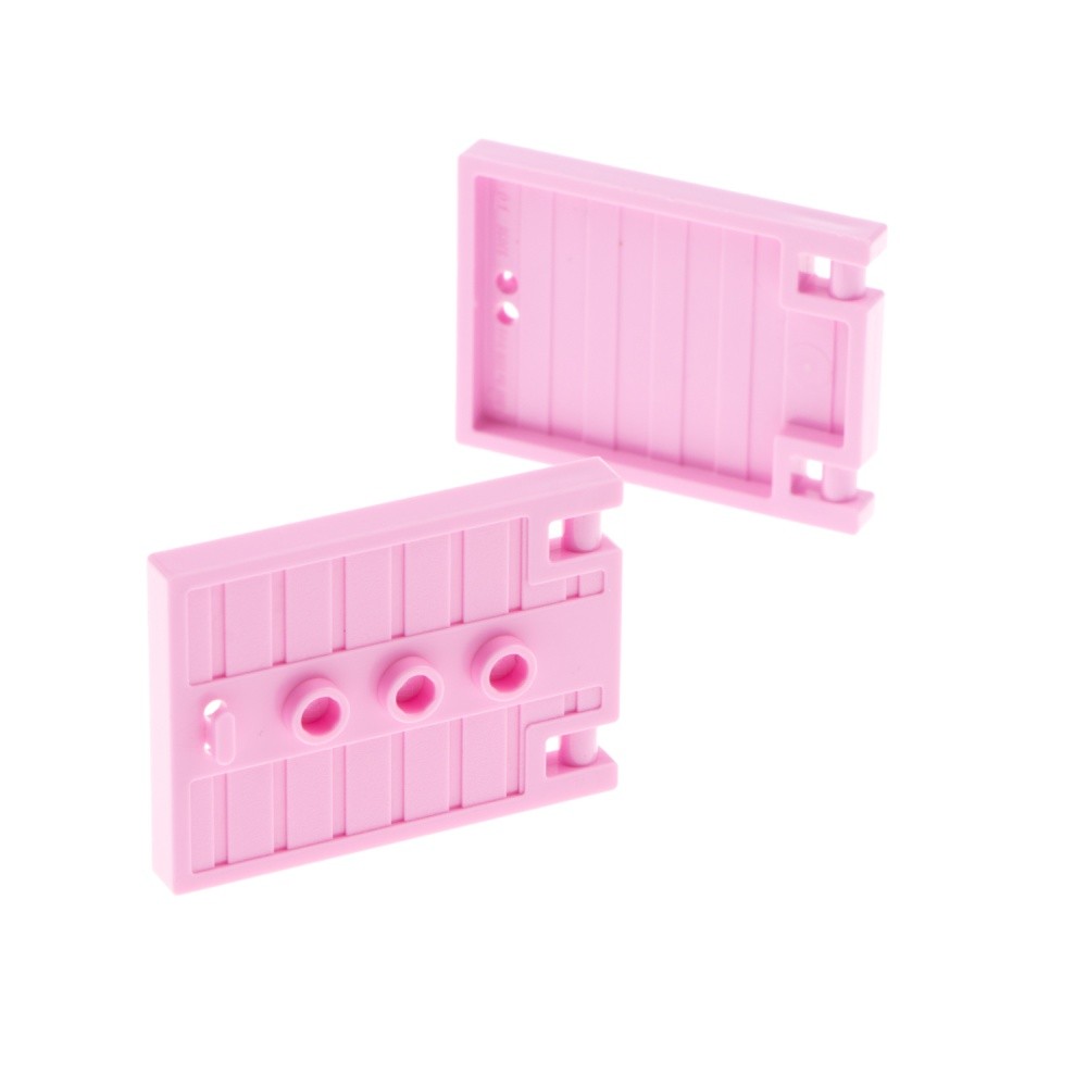 2X Lego Door Leaf 1X5X3 Bright Light Pink Handle House Stable Gate ...