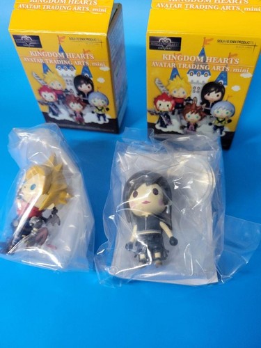 Kingdom Hearts Trading Arts Mini 2-Pack Cloud & Tifa Figures Set New ...