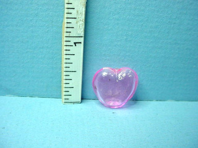Miniature Heart Shaped Vase #HB147 Plastic Bright Delights 1/12th Scale ...