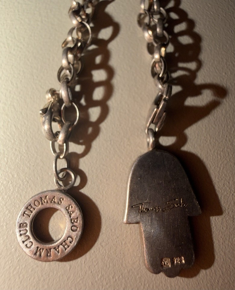 Thomas Sabo Hamsa Brilliants w/chain Sterling Silver. | eBay