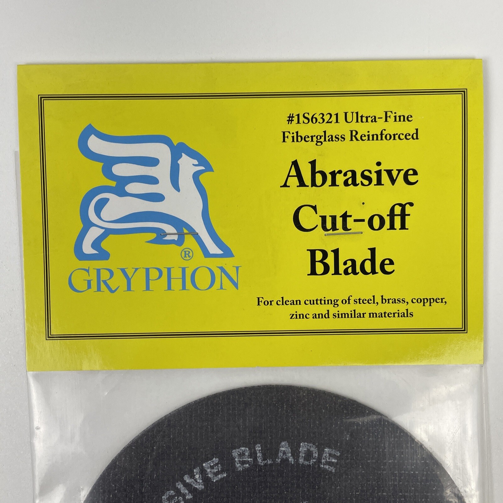 Gryphon Abrasive Cut-off Blade #1S6321 for Gryphon Miter Saw for sale ...