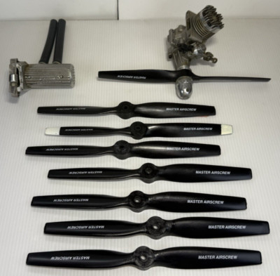 Enya SS40 Model 6301 Nitro RC Airplane Engine & John Tatone Co. Muffler ...