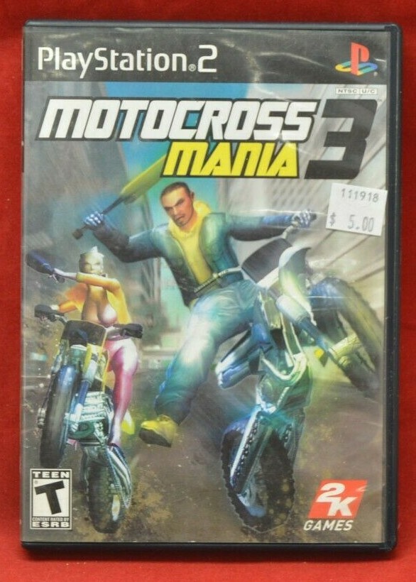 Playstation 2 PS2 Motocross Mania 3 Game Rated T 2K Games Deibus ...