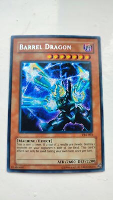 Barrel Dragon 2002 VB5-003 Secret Rare Valuable Book 5 Promo Yugioh | eBay UK
