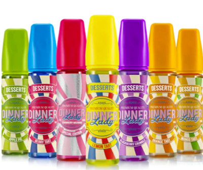 Dinner Lady E Liquid 50ml Vape Juice 70/30 0mg BUY 2 GET 1 FREE | eBay UK
