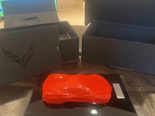 Corvette Speed Shape Model C8 Stingray ART PIECE w/ unique VIN GM ...