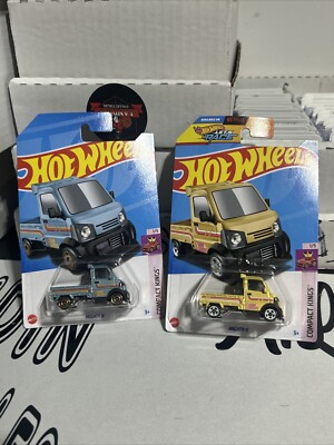 Hotwheels Lot of 2- Mighty K- blue compact kings Mighty K- yellow ...