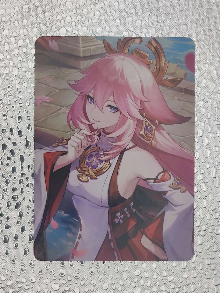 Yae Miko Genshin Waifu Anime Card Goddess Story CCG Feet | eBay