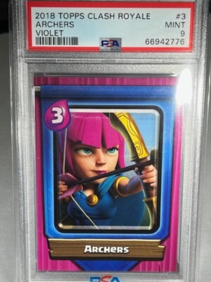 2018 Topps Clash Royale Card Archers Violet PSA 9 | eBay